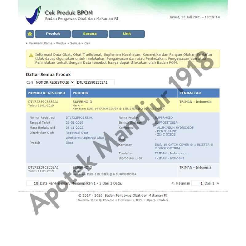 Jual Superhoid Suppositoria Isi 6 - Anti Nyeri Hemoroid, Wasir, Ambeien ...