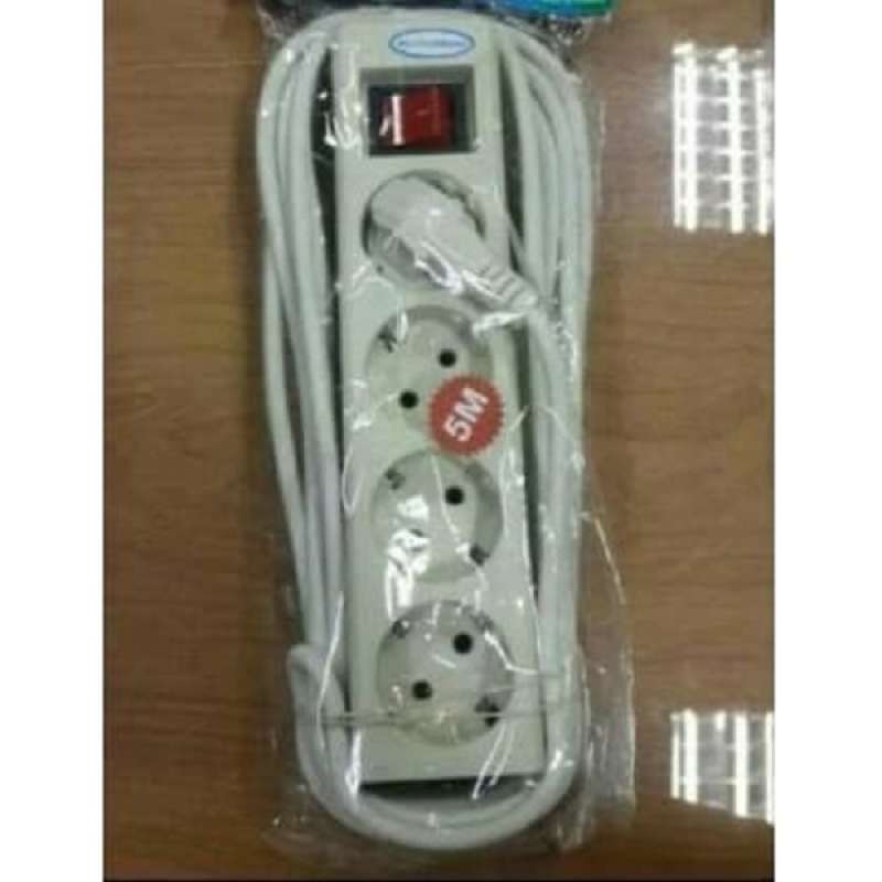 Jual Stop Kontak Terminal Listrik 4 Lubang 5 Meter Multi Socket Kawachi di Seller PlugPoint ...