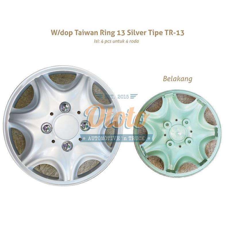 Jual Wheeldop Taiwan Wheel Dop Roda Mobil Ring 13 Tipe Tr-13 di Seller ...