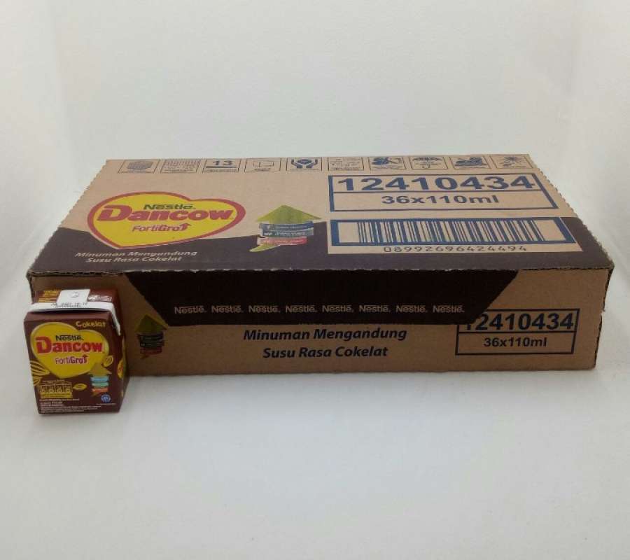 Jual Dancow Fortigro UHT Rasa Coklat 110ml [1 karton/ 36 pcs] di Seller ...