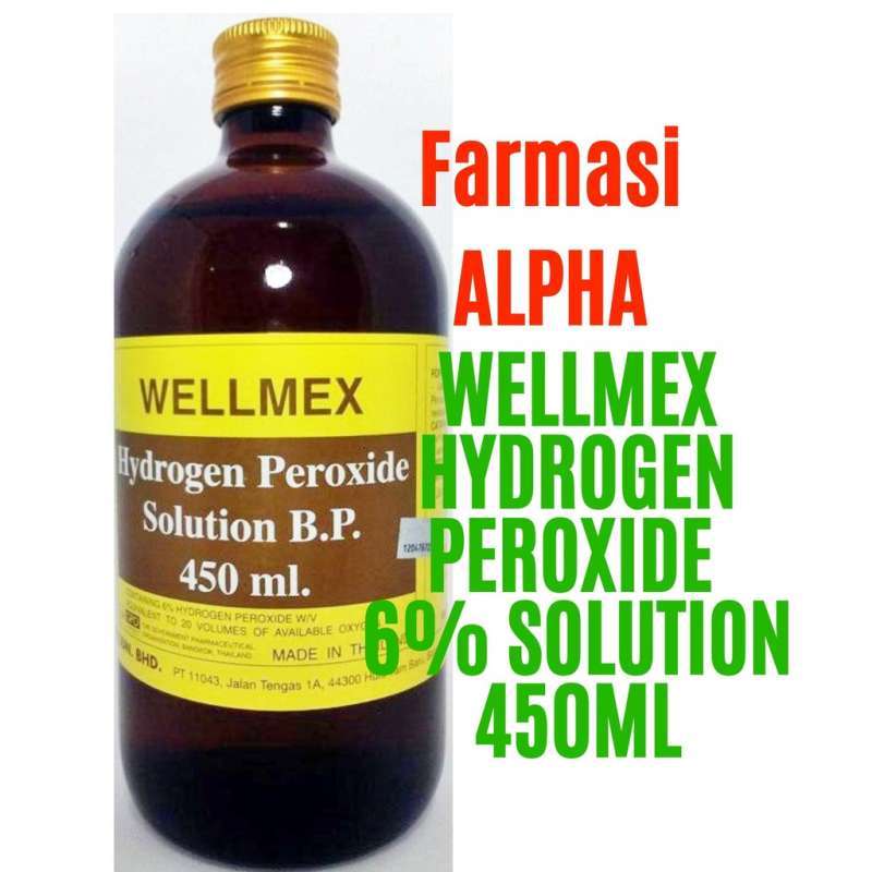 Jual Wellmex Hydrogen Peroxide 6% Solution 450ml - Malaysia 2967291 di ...