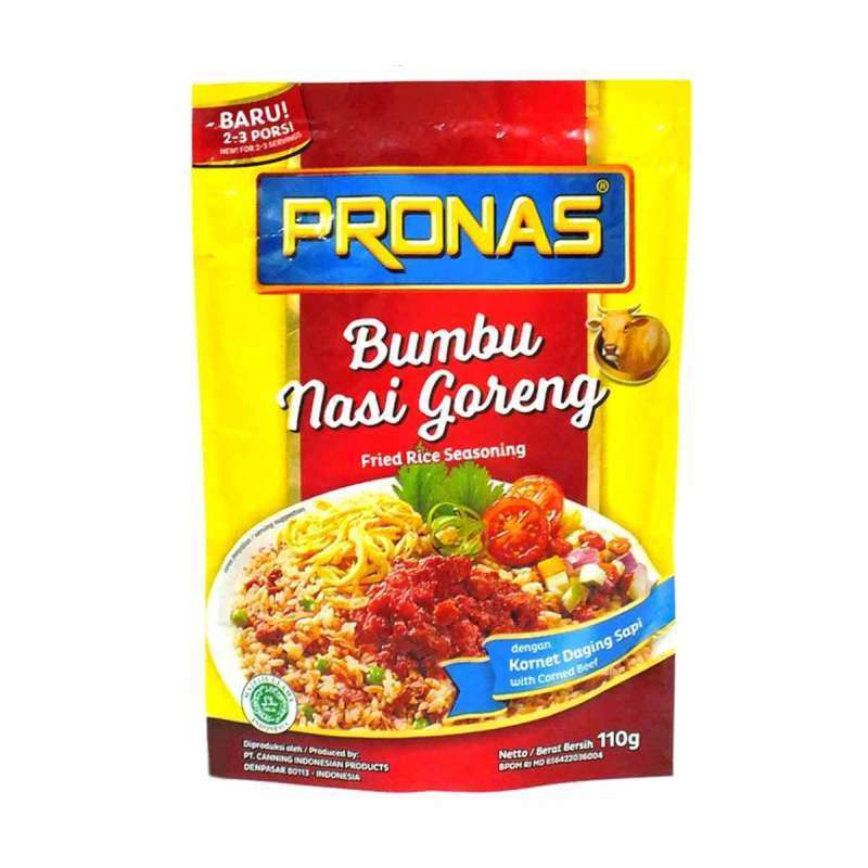 Jual PRONAS Nasi Goreng Kornet Sapi Penyedap Rasa [110 g/ Pack] di ...