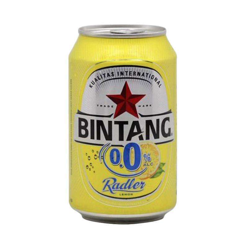 Jual BINTANG BEER & RADLER LEMON CAN ZERO 330 ML [ 1 Pcs ] di Seller ...
