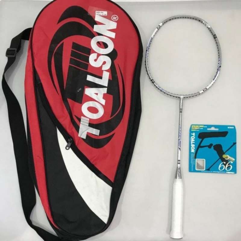 Promo Saleprice Toalson Raket Badminton Laser Ion V Cover Kain Dan ...