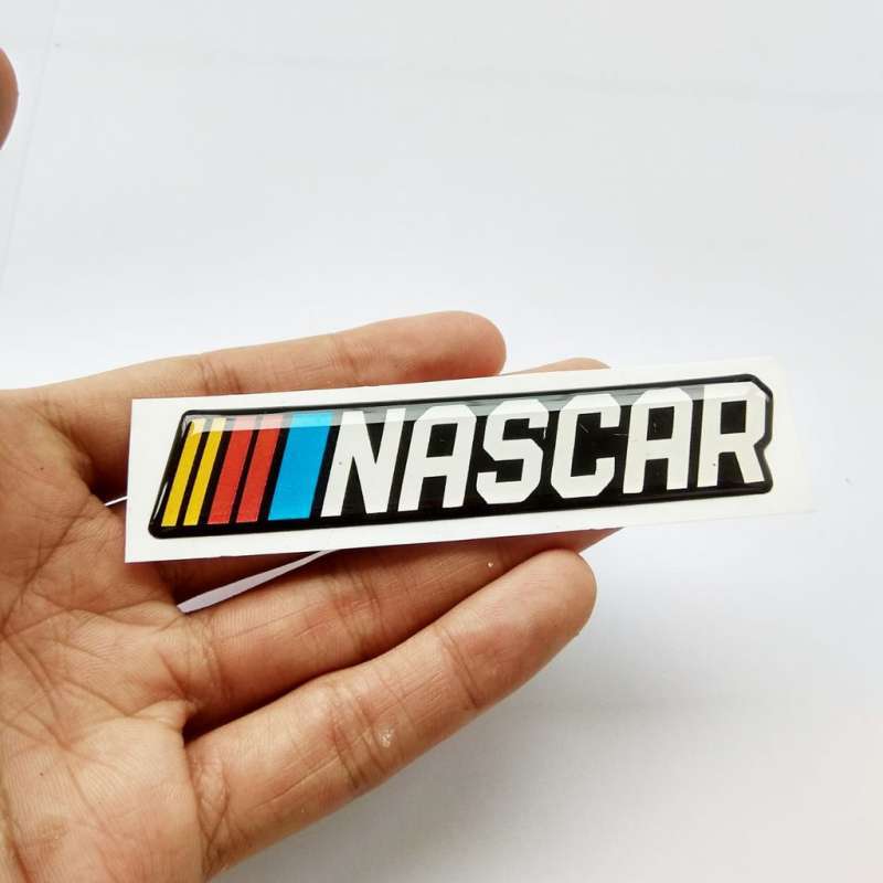 Jual NASCAR STIKER MOBIL EMBLEM RESIN LENTUR AKSESORIS KACA MOBIL di ...