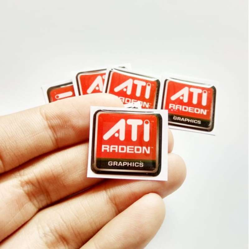 Promo EMBLEM ATI RADEON STIKER RESIN TIMBUL STICKER AKSESORIS CASING PC ...