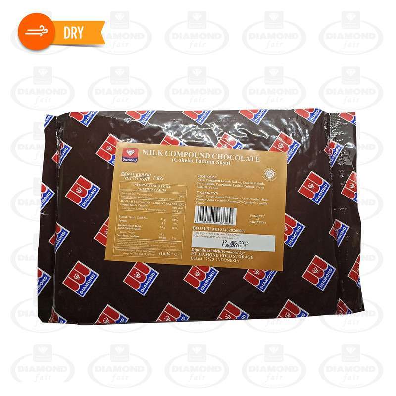 Jual DIAMOND MILK CHOCOLATE COMPOUND 1 KG di Seller Diamondfair-Mini ...