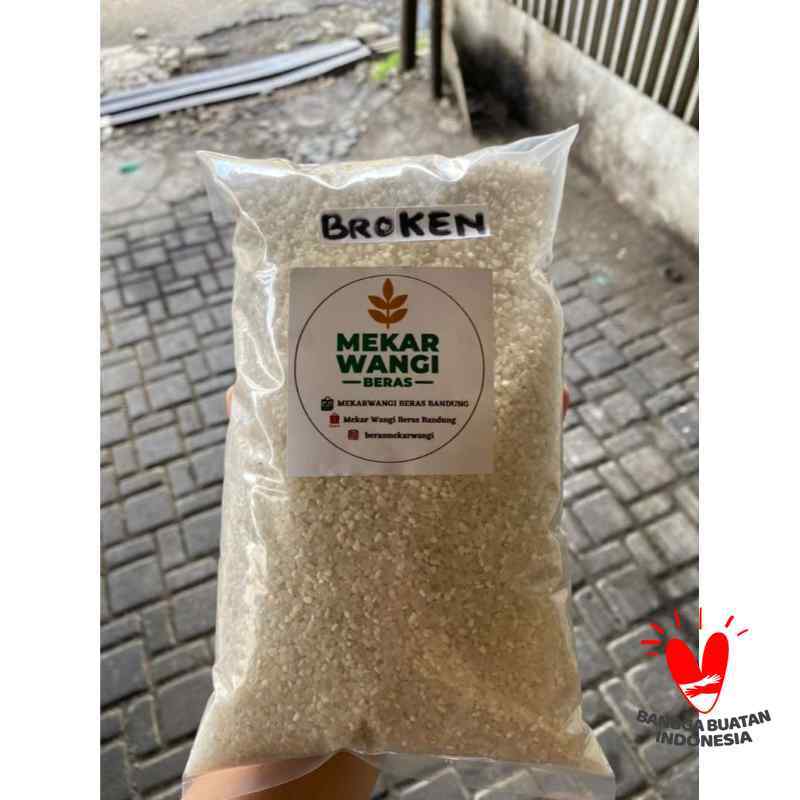 Promo BERAS BROKEN 1KG Diskon 3% di Seller Mekar Wangi Beras Bandung ...