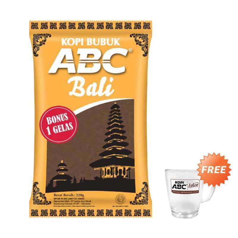 Promo Kopi ABC Bali [220 g] + Free Gelas Diskon 3% di Seller Sari Limo ...
