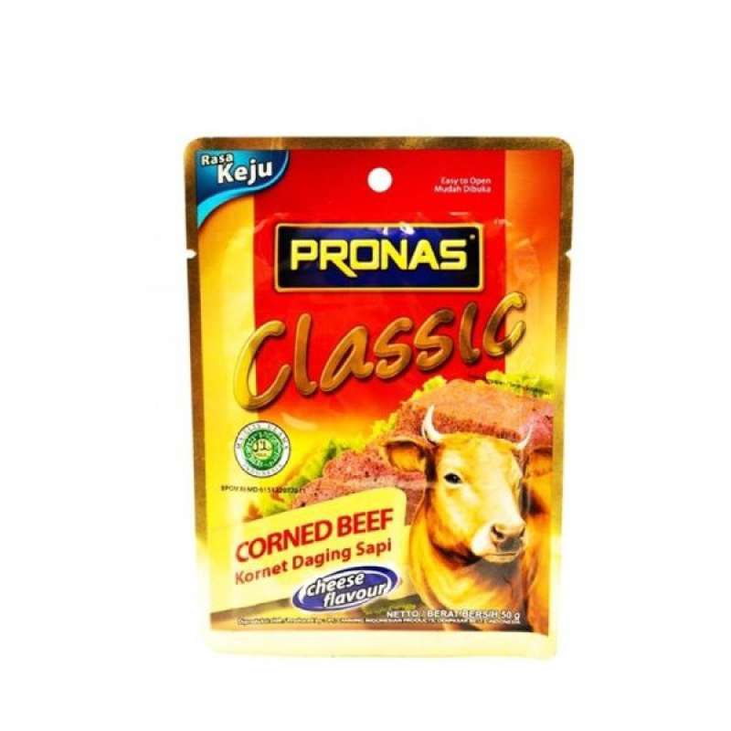 Jual Pronas Corned Beef Cheese Sachet [50 G] Di Seller Farmers Market ...