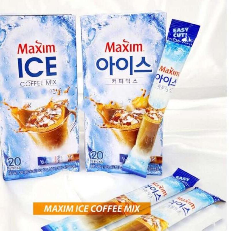 Jual MAXIM ICE COFFEE MIX Korean Instant Coffee - PER SACHET di Seller ...