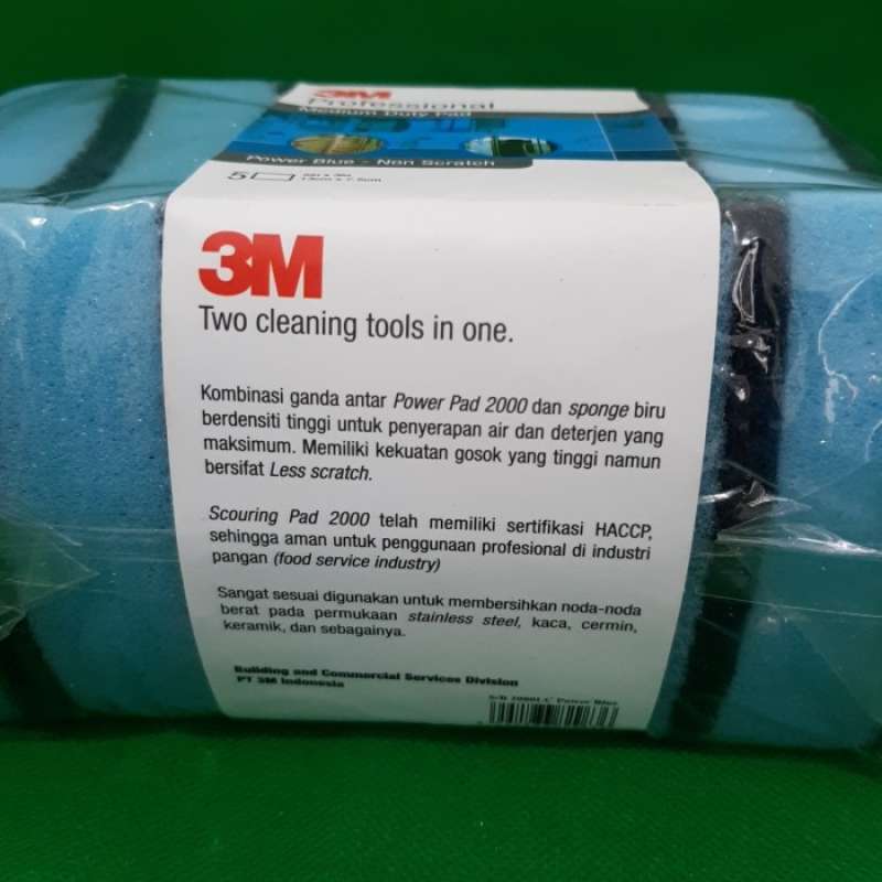 Jual Sponge 3m Lc 2000 Sponge Biru Pack 5 Pcs Di Seller Alat Kebersihan ...