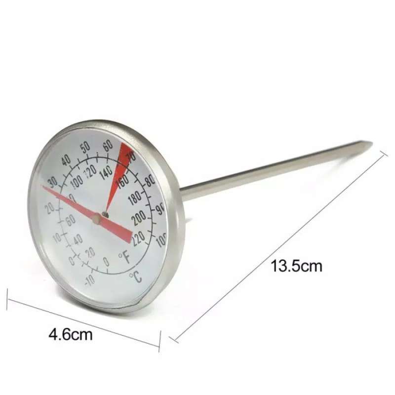 Jual Termometer Tusuk Daging-Masak-Busa Frothing Kopi Ukuran 13.5Cm ...
