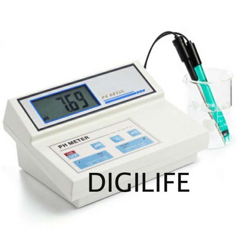 Jual Orp Ph Thermometer 3 In 1 Benchtop Meter Desktop Tester Air Bench ...