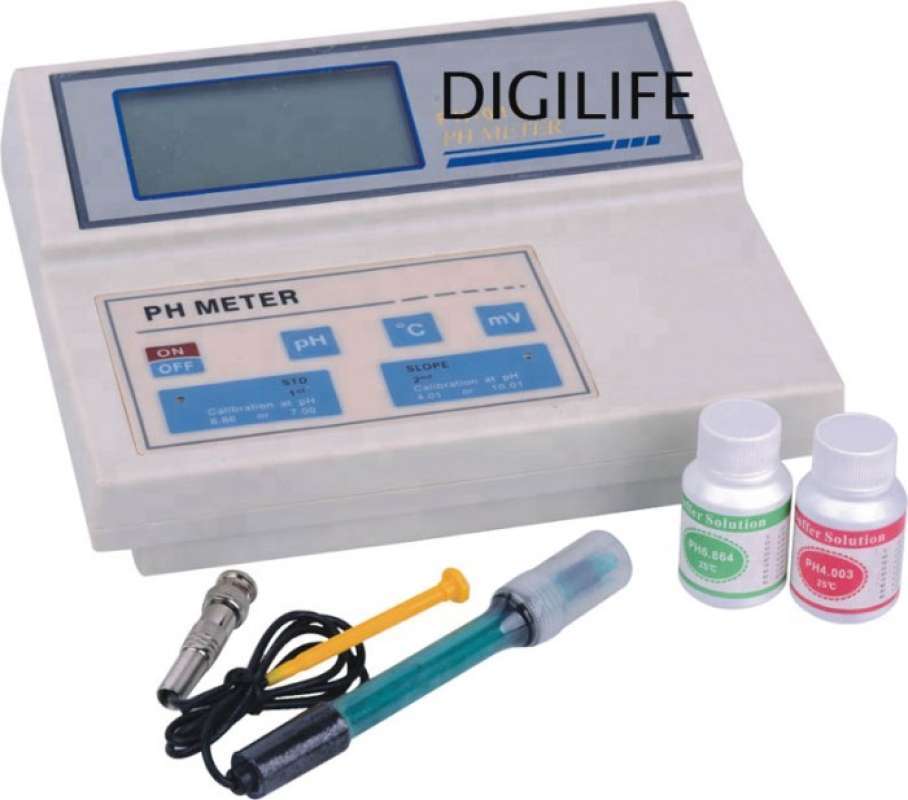 Jual Orp Ph Thermometer 3 In 1 Benchtop Meter Desktop Tester Air Bench ...