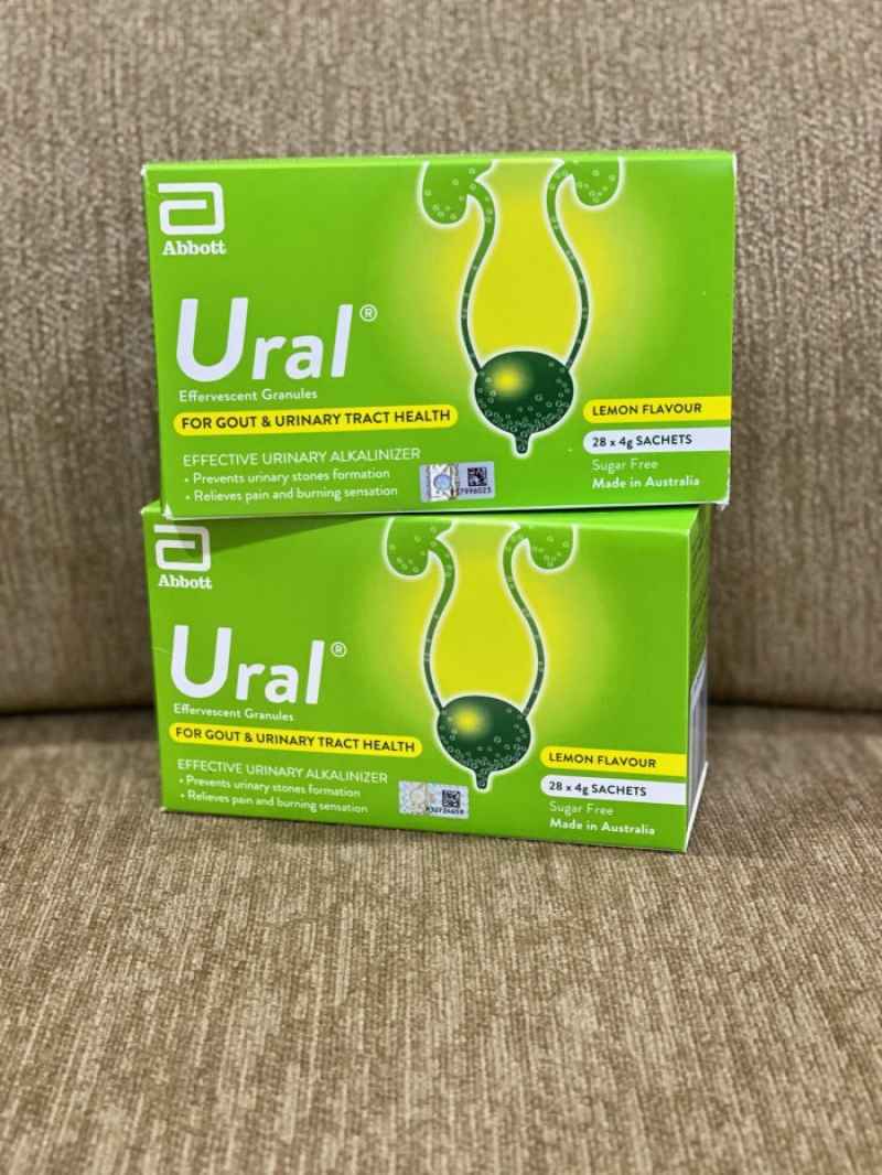 Promo Ural effervescent granules Ural abbott 28x4g sachets Diskon 16% ...