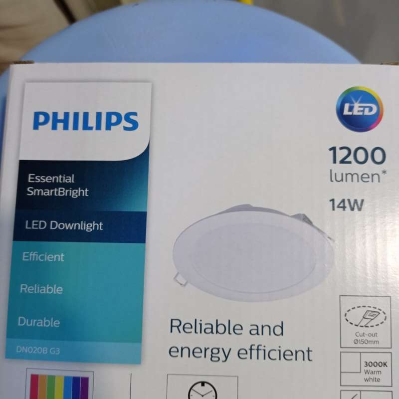 Jual Lampu Downlight Panel LED Philips 15 Watt DN020B - di Seller CIPTA ...