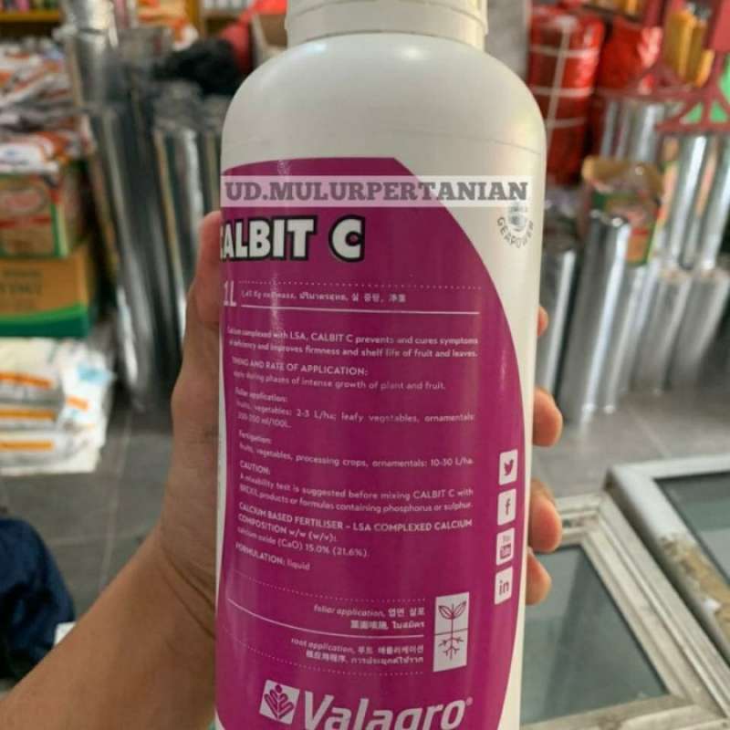 Jual CALCIUM tanman CALBIT C 1 liter dr VALAGRO di Seller UD PANEN RAYA ...