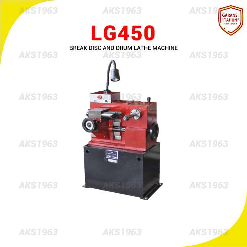 Jual Mesin Bubut Rem Cakram Mobil - Disc Brake Drum Lathe 1.1Kw - LG450 ...