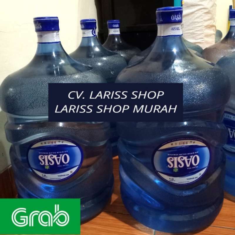 Jual Galon Oasis free Air ~ Galon OASIS - Galon Aqua MURAH KHUSUS GRAB di Seller Toko Satu Hati ...