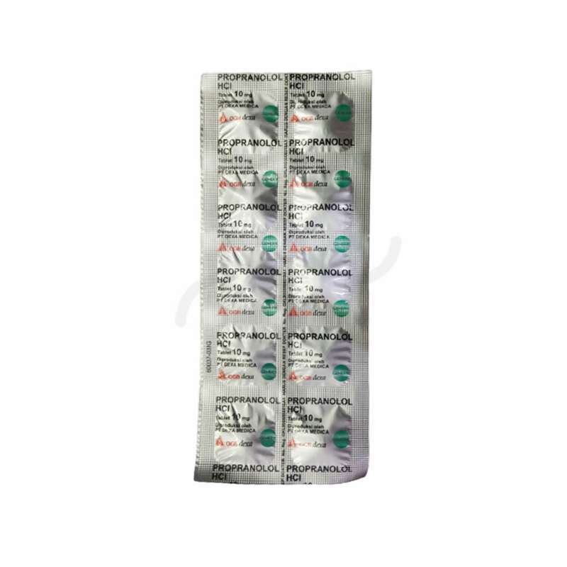 Promo Propanolol 10 Mg Dexa Obat Hipertensi [1 Strip / 10 Tablet ...