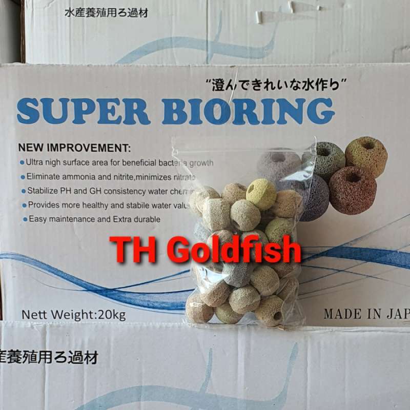 Jual Super Bio RING 500 Gr Media Filter Biologi Aquarium dan Kolam di ...