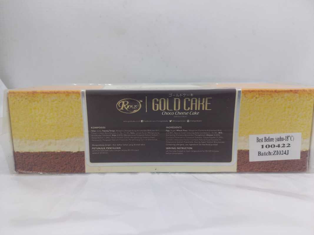 Promo Rious Gold Cake Choco Chese Cake 200 Gr Diskon 86% Di Seller Haz ...