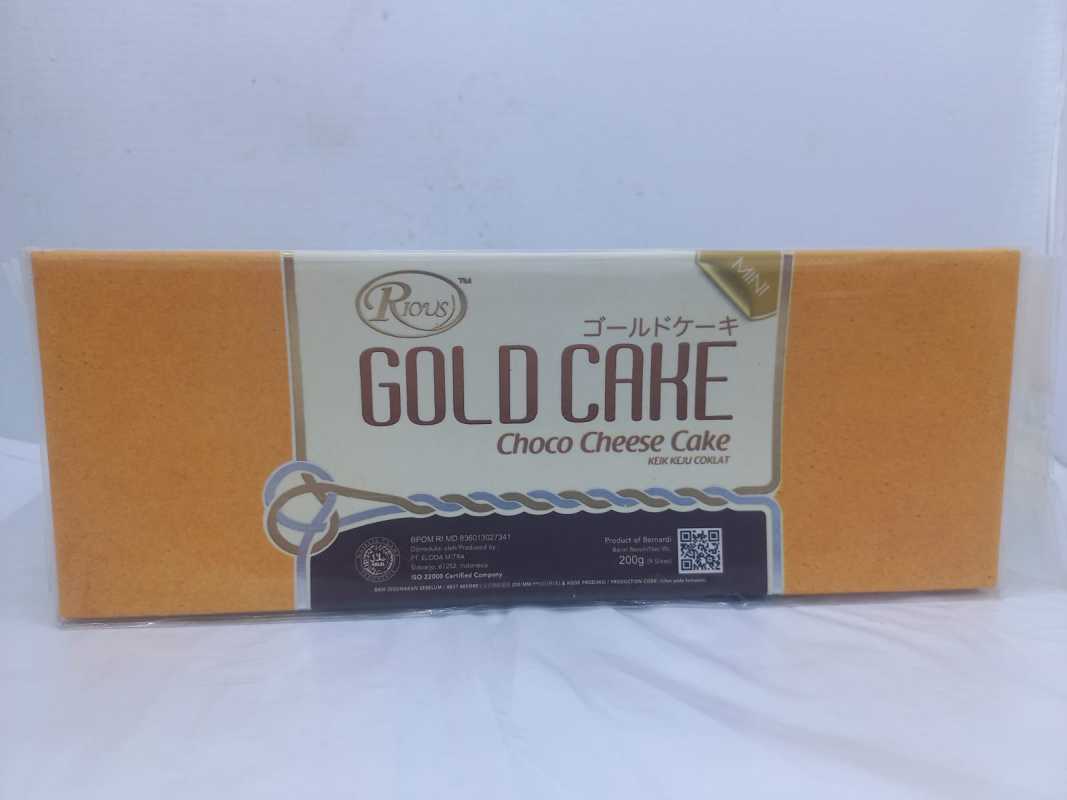 Promo Rious Gold Cake Choco Chese Cake 200 Gr Diskon 86% Di Seller Haz ...