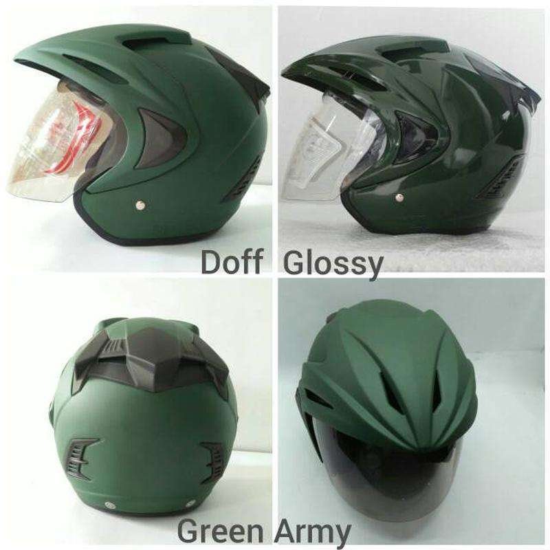 Jual Helm Replika Tni Helm Thi Green Army Original Dan Sni Kaca Smoke ...