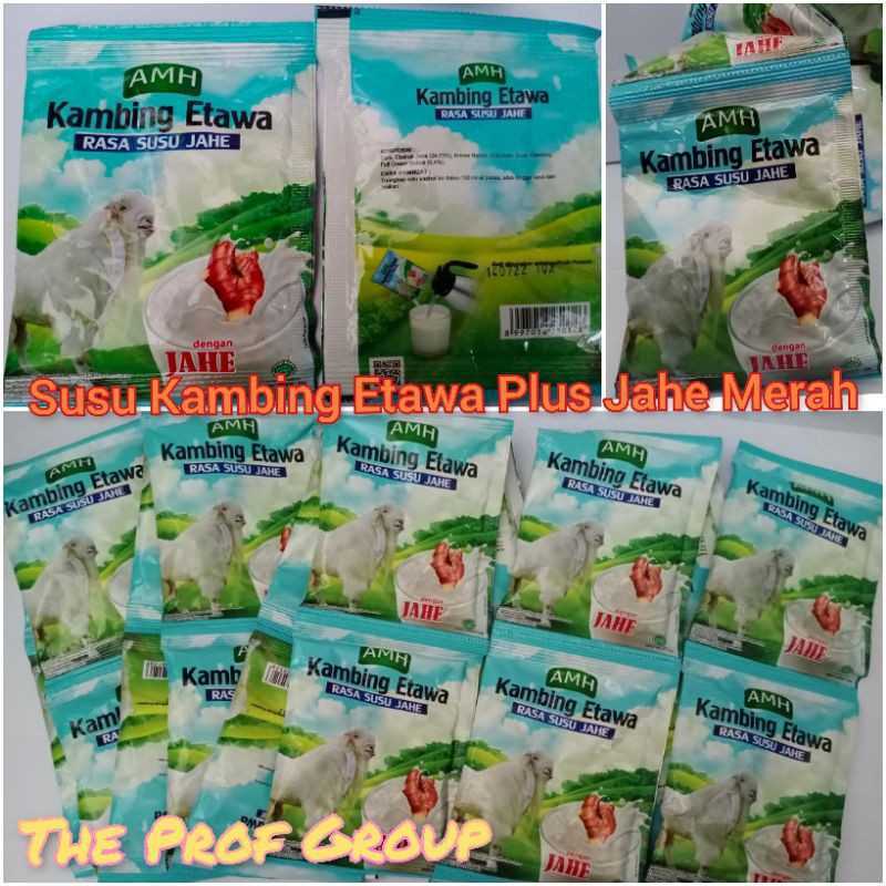 Jual Susu Kambing Etawa Bubuk AMH Jahe Merah Sachet - Susu Bubuk ...