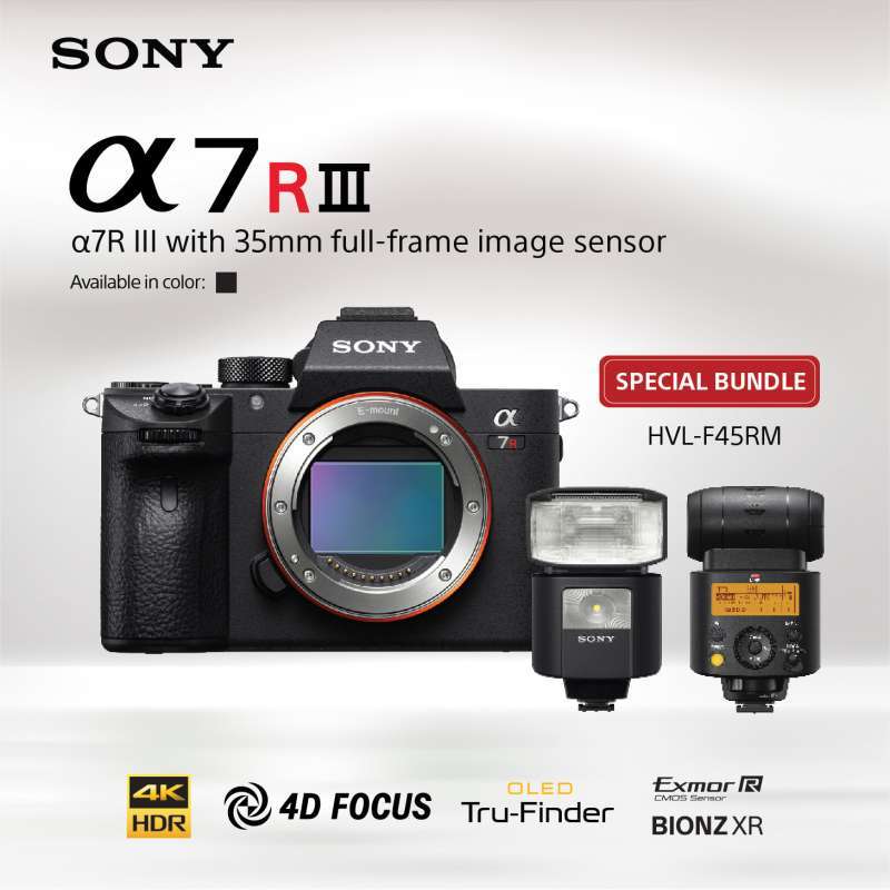 Jual SONY Alpha a7RIIIA / a7R mark IIIA / ILCE- 7RM3A Kamera Mirrorless [Full Frame/ Body Only ...
