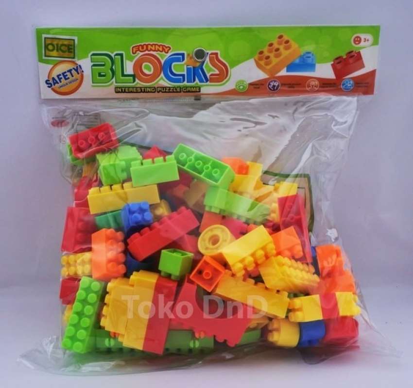 Promo Mainan Edukasi Anak - Funny Blocks Building Block Blok Brick ...