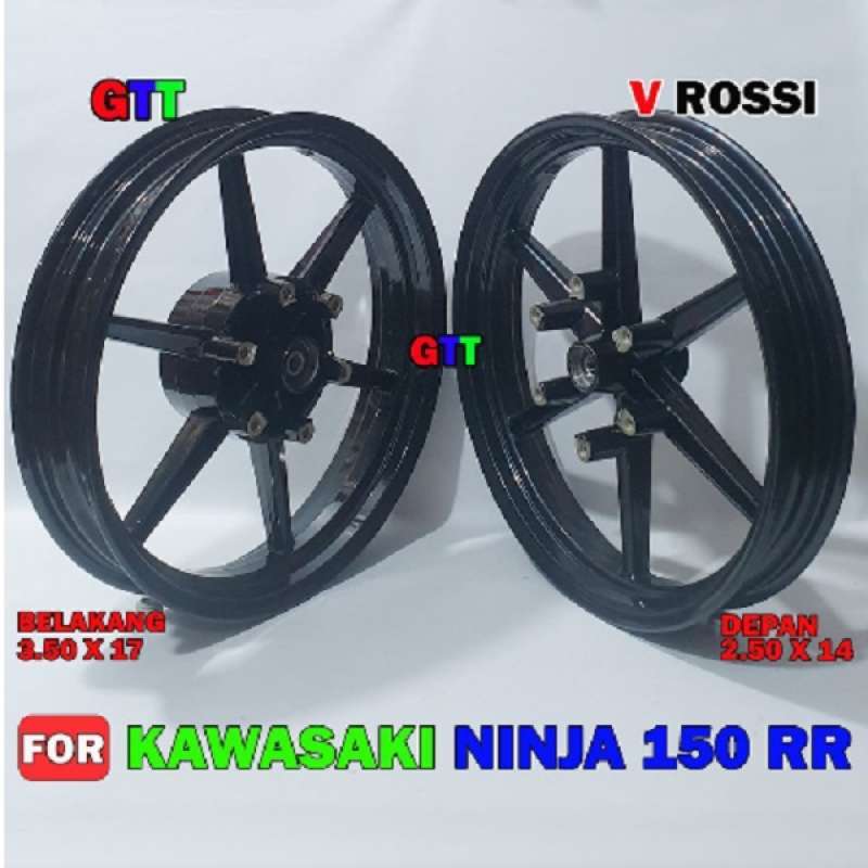 Jual VELG RACING V.ROSSI NINJA 150 RR UKURAN 250/300 RING 17 MODEL ...