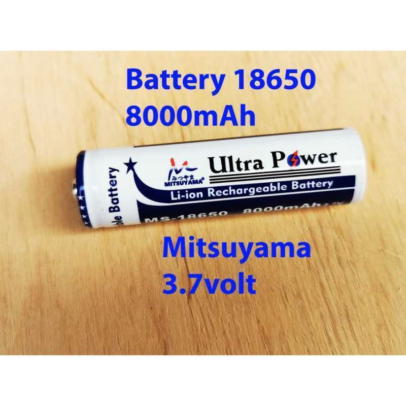 Jual Baterai Rechargeable Mitsuyama 8000 Original Murah - Harga Diskon ...