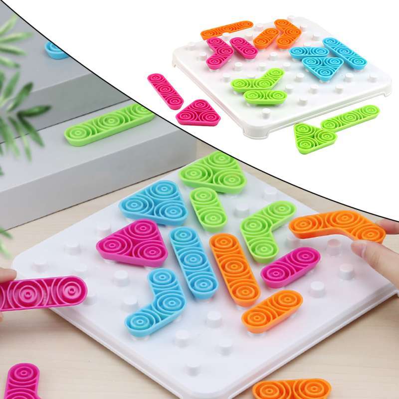 Promo Plastic Board Chess Game Toys DIY Logical Brain Teaser ...