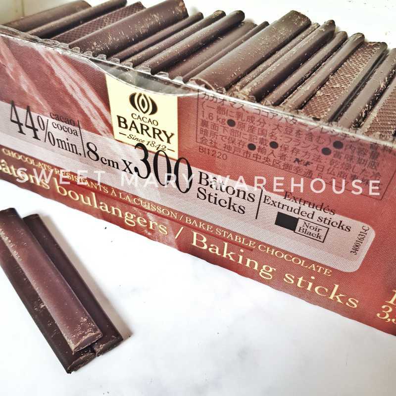 Jual Cacao Barry Baking Sticks 1,6kg 44% Chocolate Baton Dark Callebaut ...