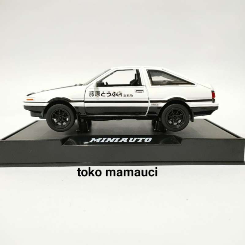 Jual Mini Auto MiniAuto Toyota Trueno AE86 Initial D Diecast Skala 1/32 ...