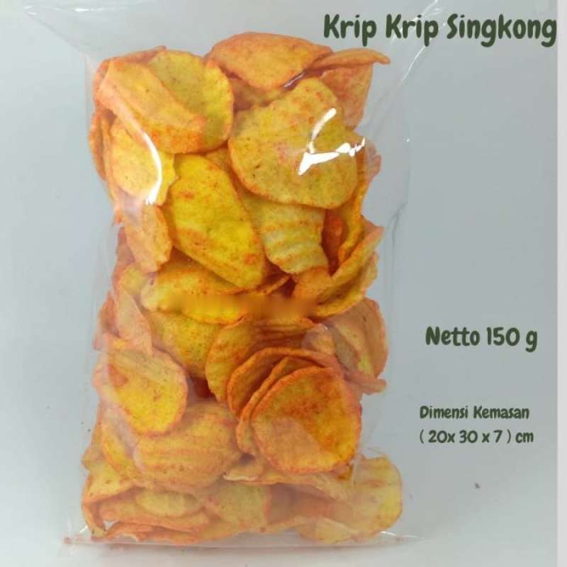 Jual Keripik Singkong Krip Krip Balado Original Gurih Asin 150 g ...