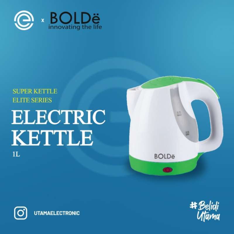 Promo BOLDe Kettle Listrik 1 Liter - SUPER Kettle - HIJAU Diskon 7% di ...
