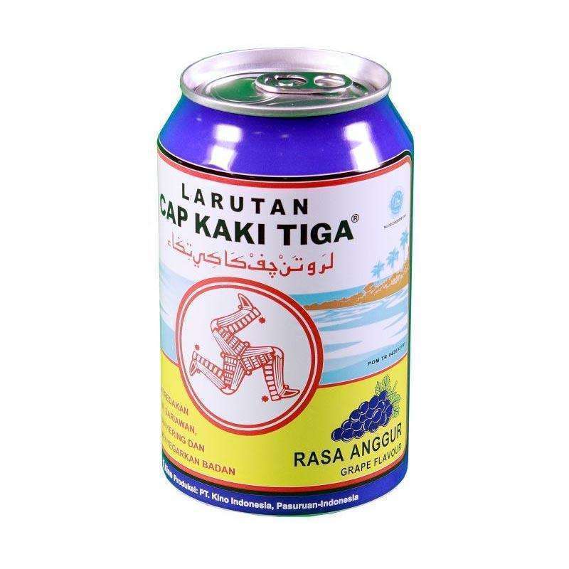 Jual LARUTAN CAP KAKI TIGA RASA ANGGUR GRAPE FLAVOUR CAN 320ML di Seller TokoRakyat - Karang ...