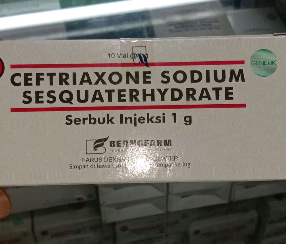 Jual ceftriaxone 1gr box isi 10 viral original produk di Seller BEFITAN ...