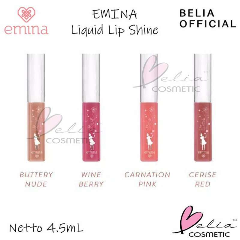 Promo EMINA Liquid Lip Shine 4.5mL | lip gloss emina lipgloss ...