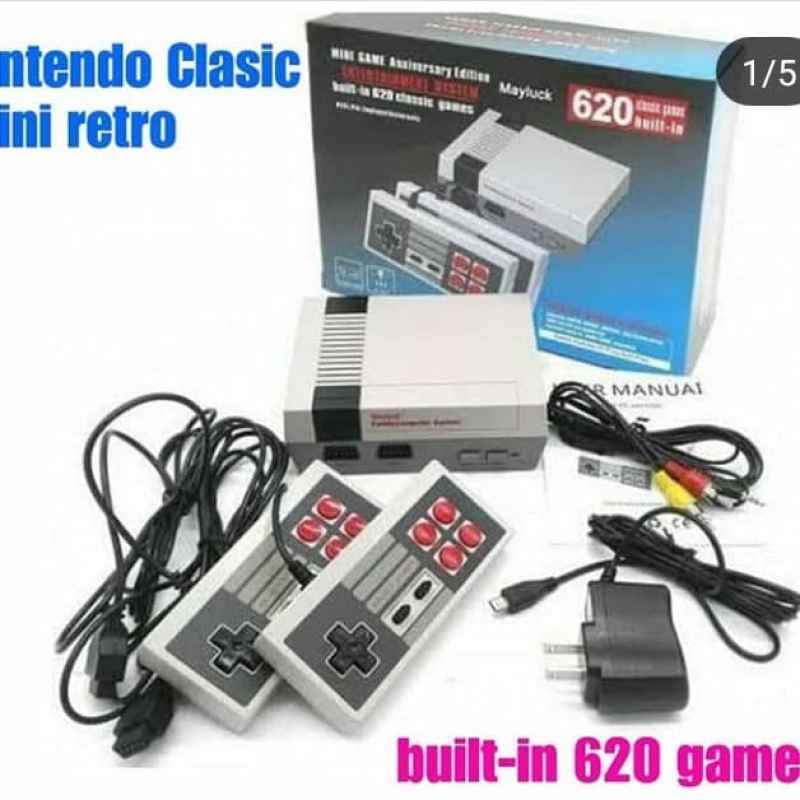 Jual Nintendo Nes Classic Mini Retro 620 Game Console 8 Bit Nes 620 Di ...