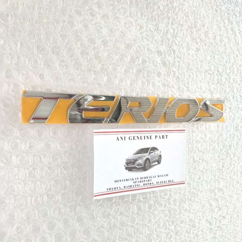 Jual Logo Emblem Tulisan Terios ORIGINAL HARGA SATUAN!! di Seller GIFAR ...