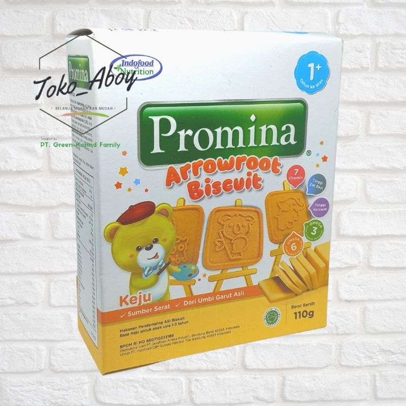Jual Promina Biskuit Arrowroot Keju 110gr di Seller Baby Cute ...