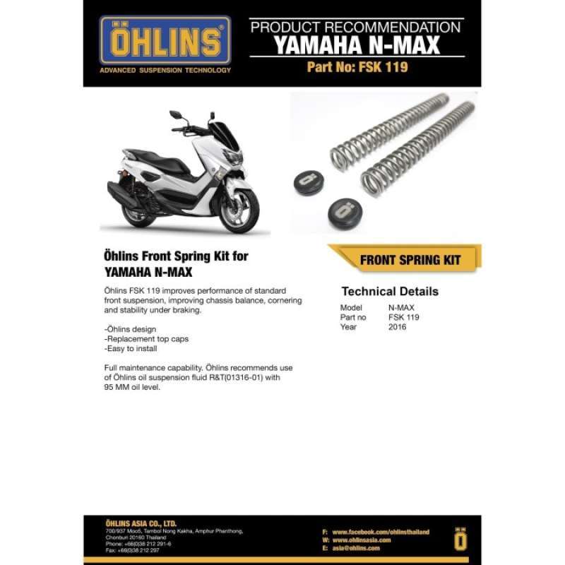 Jual Ohlins Depan Nmax Terbaru Dengan Harga Termurah Di 2024 | Blibli