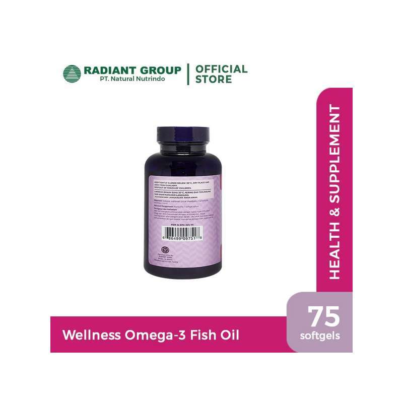 Jual obat kolesterol terampuh / Wellness Omega 3 1000mg paling ampuh di ...