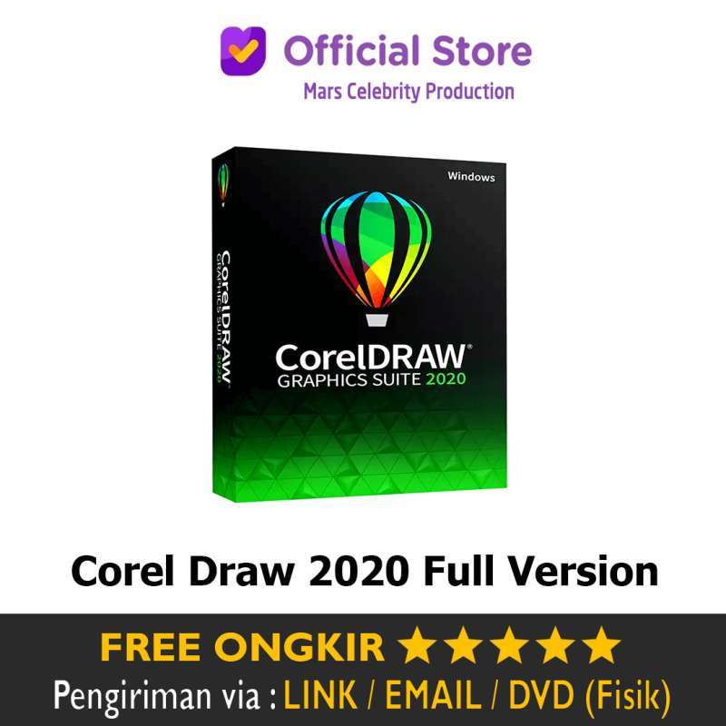 Jual Software Corel Draw Graphic Suite 2020 Full Version CorelDraw 2020 ...
