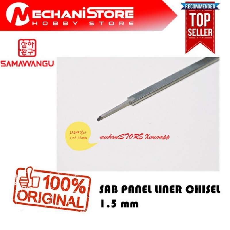 Jual Sab Chisel Panel Liner 1.5mm - Alternatif Bmc Chisel Tools Gundam ...