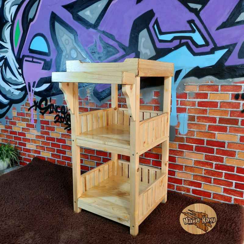 Jual meja dispenser kayu jati belanda meja dispenser 3 susun di Seller ...